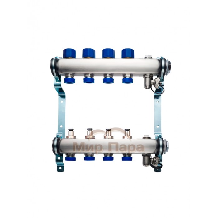 Коллектор без расходомеров, 4 контура TECline MC1104 купить в Минске ...